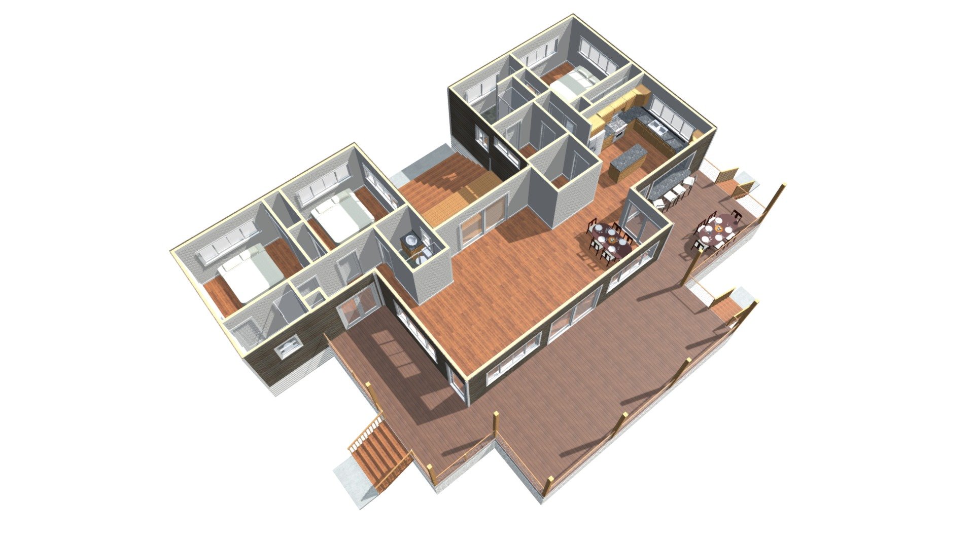 North Star PLAN 4 FLOOR VIEW - 3D model by Pro Draft, Inc. (@prodraft) [44c461e] - Sketchfab