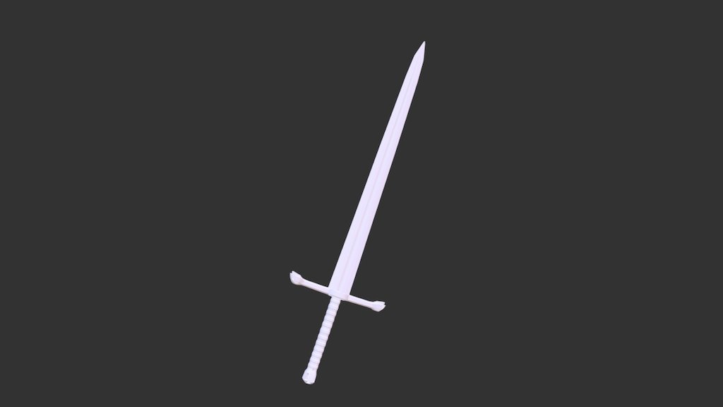 Modern Broadsword - 3D model by Kristian K Wangen (@turbostatic ...