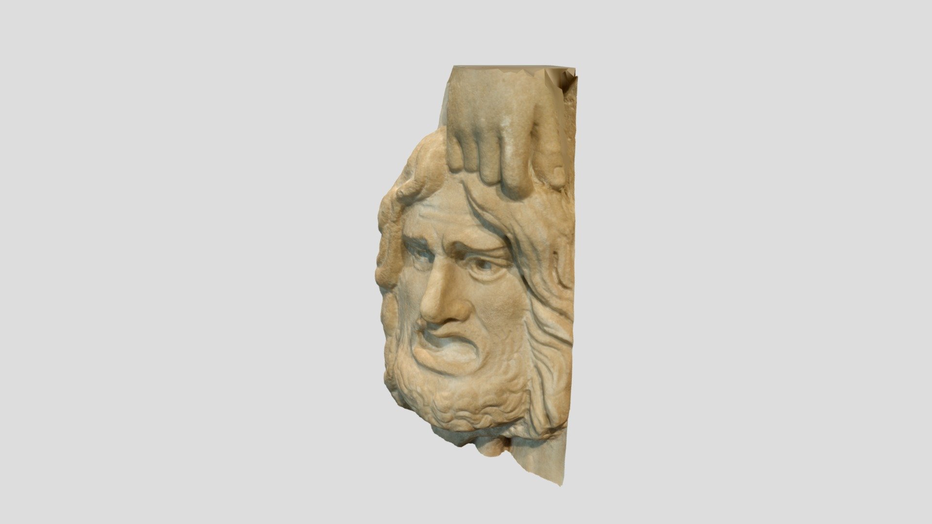 Greek tragedy mask - Download Free 3D model by Kamerat_Bertheus ...