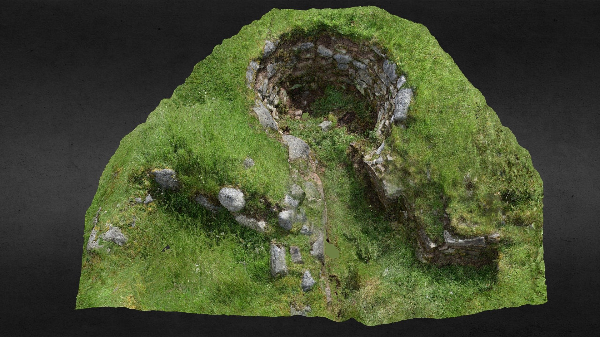 Kiln Bowl Grain Drying Kiln, Mulchaich, Highland - 3D model by jamesmcc ...
