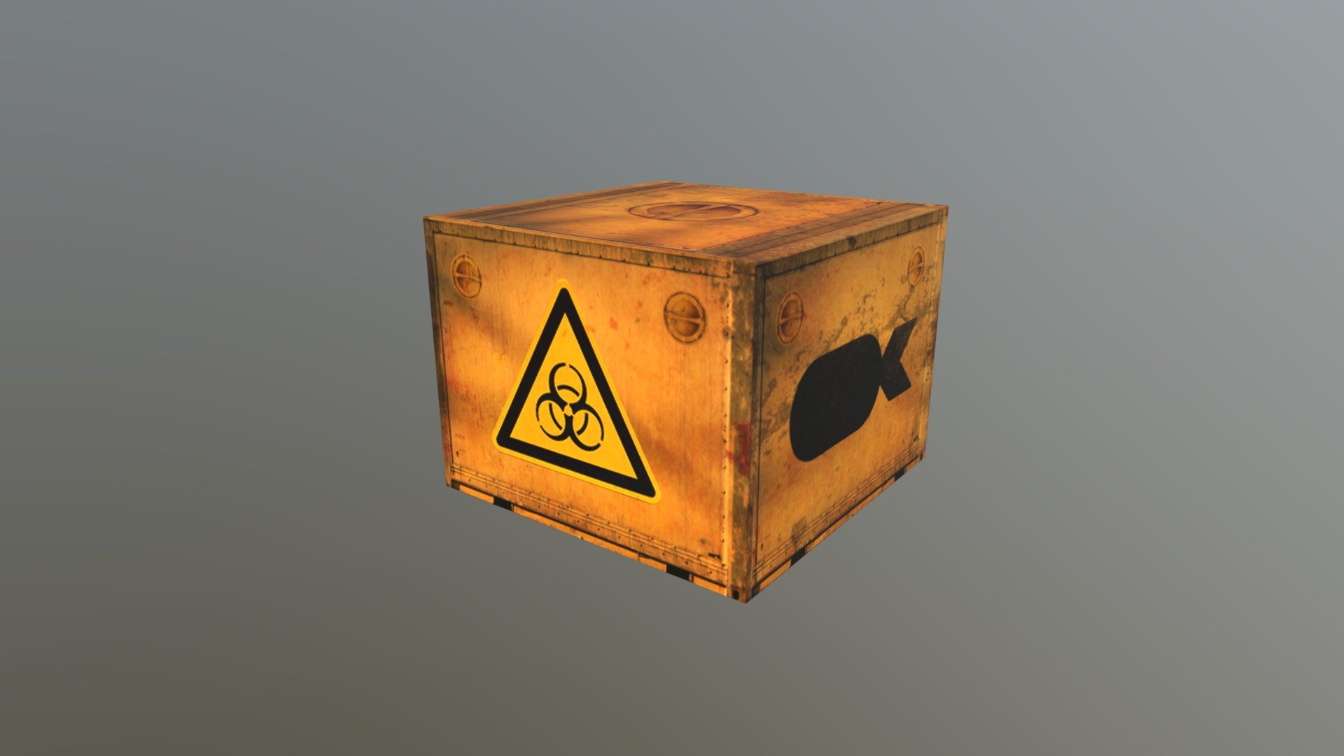 Bomb Crate - 3D model by bsmith360 [44cb0e9] - Sketchfab