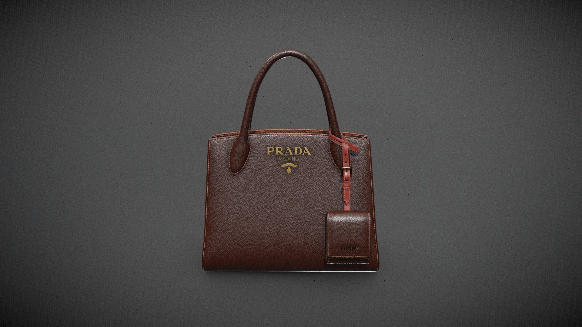 PRADA MILANO Hand Bag - 3D model by SpeedyArt Studio (@speedyart ...