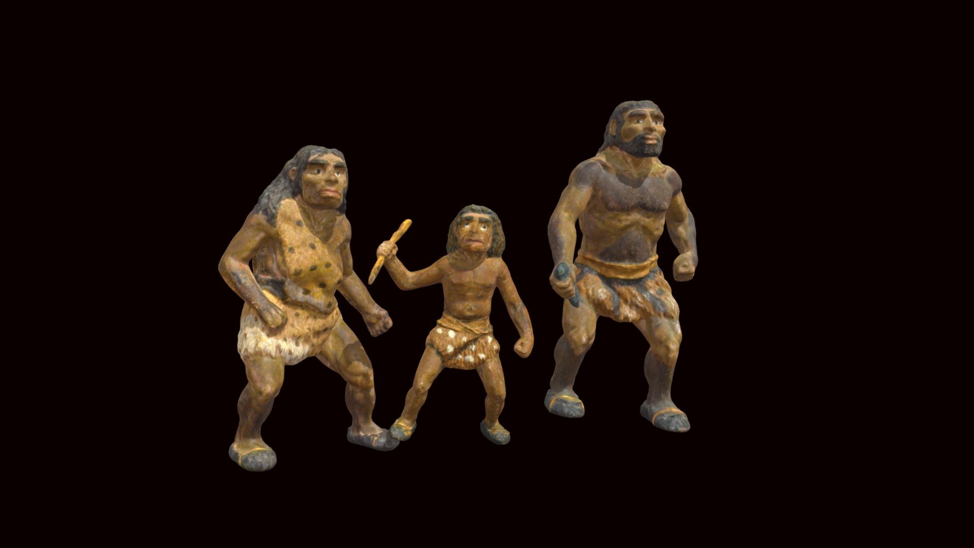 Neanderthal family (VCU_3D_7297) - 3D model by Virtual Curation Lab ...