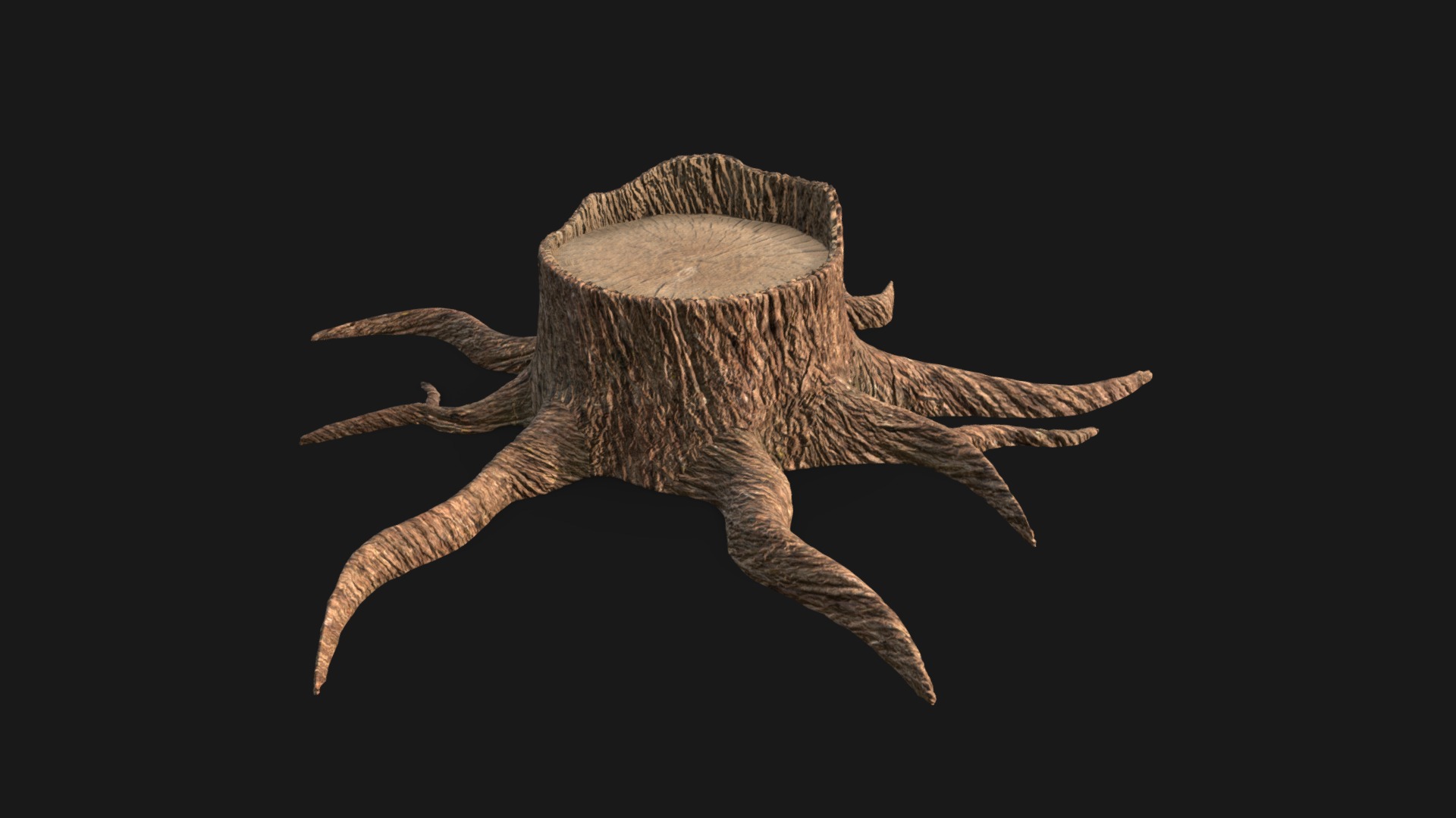 Tree Stump - 3D model by themaxirule [44cf9a2] - Sketchfab
