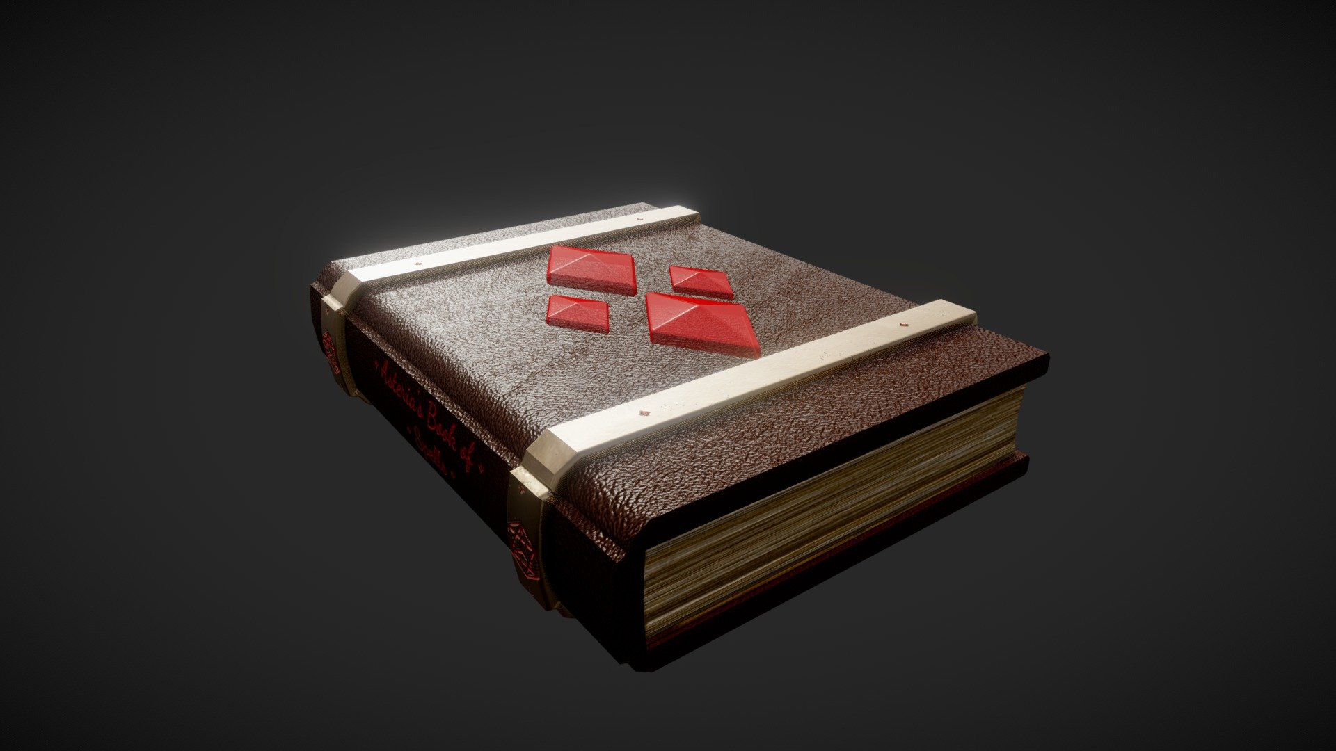 Spell Book - 3D model by Crystal (@CrystalB) [44cff59] - Sketchfab