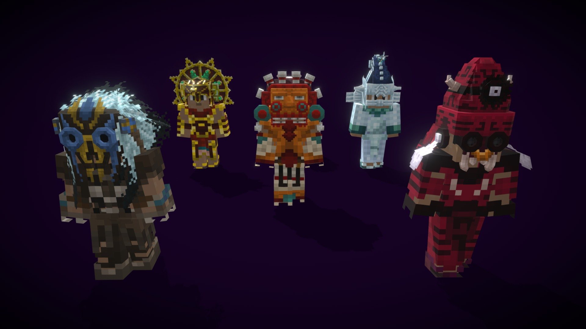 Aztec Empire Armors pt 3 - 3D model by FatTonauac (@tonagordo) [44d1cbf ...