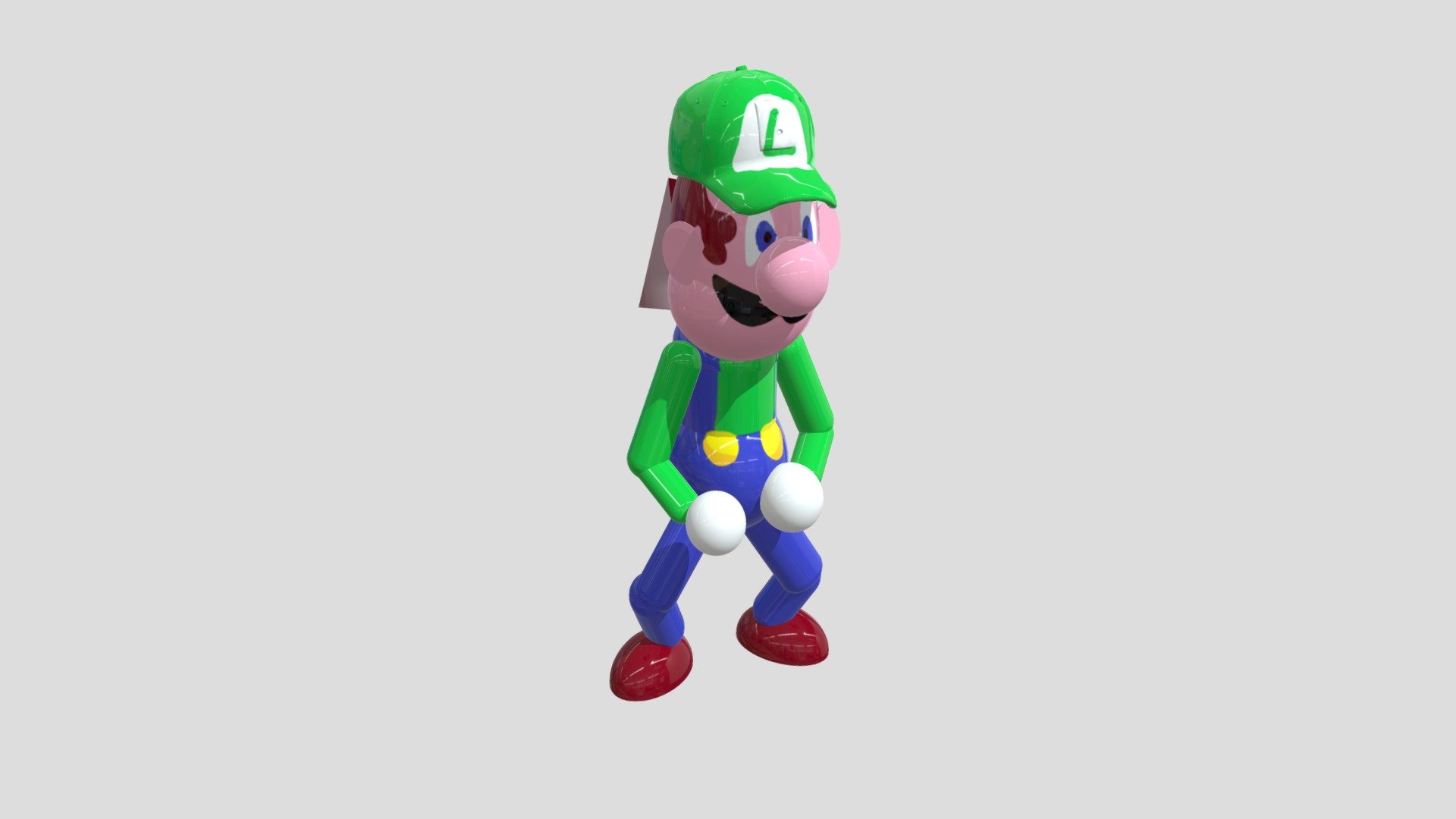 Luigi - Download Free 3D model by cyrilkhouryraphael [44d3b98] - Sketchfab