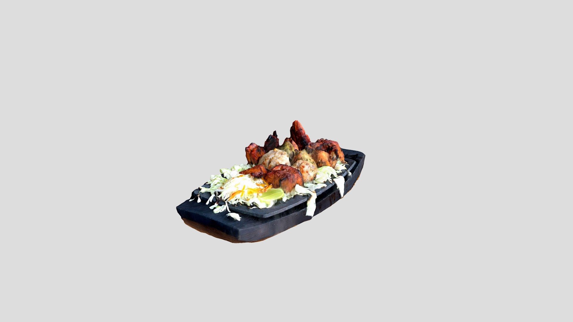 Non- Veg Mixed Platter-poly - Download Free 3D model by samuelomo ...