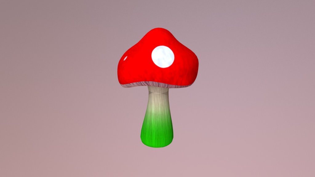 CGA - 3D Art Production - Mushroom 1 - 3D model by ...