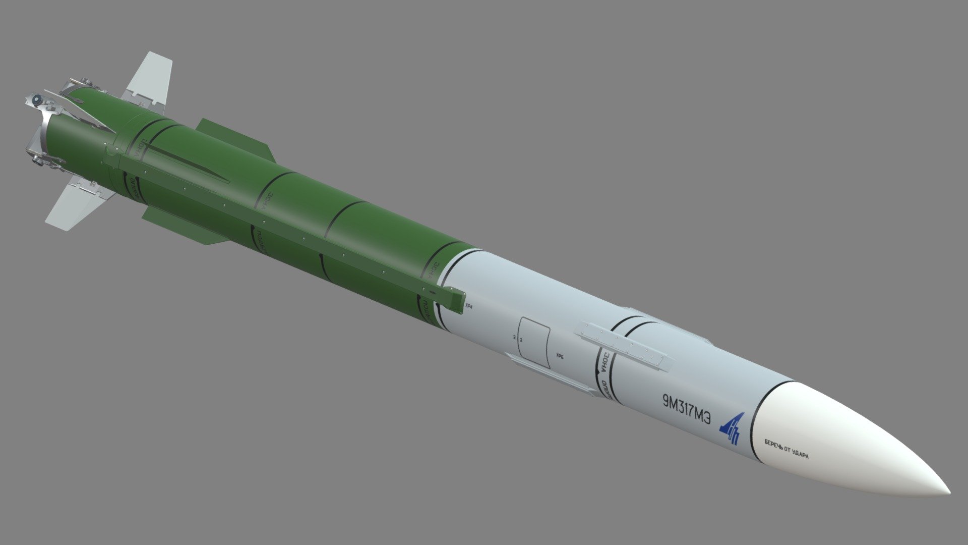 9M317 missile (BLEND) - 3D model by Jeyhun1985 [44d6090] - Sketchfab