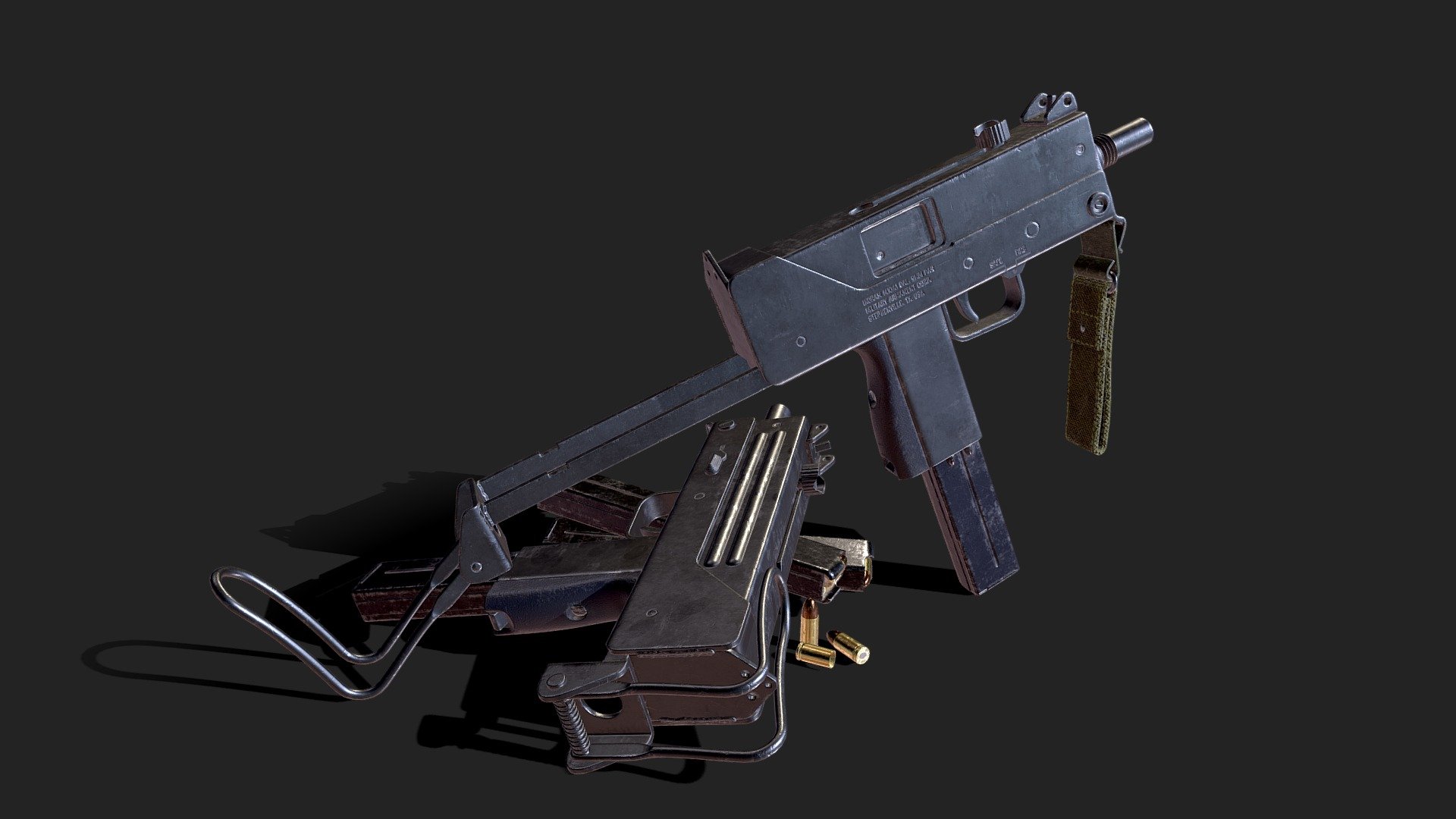 Ingram MAC-10 - 3D model by insimm [44d7e04] - Sketchfab
