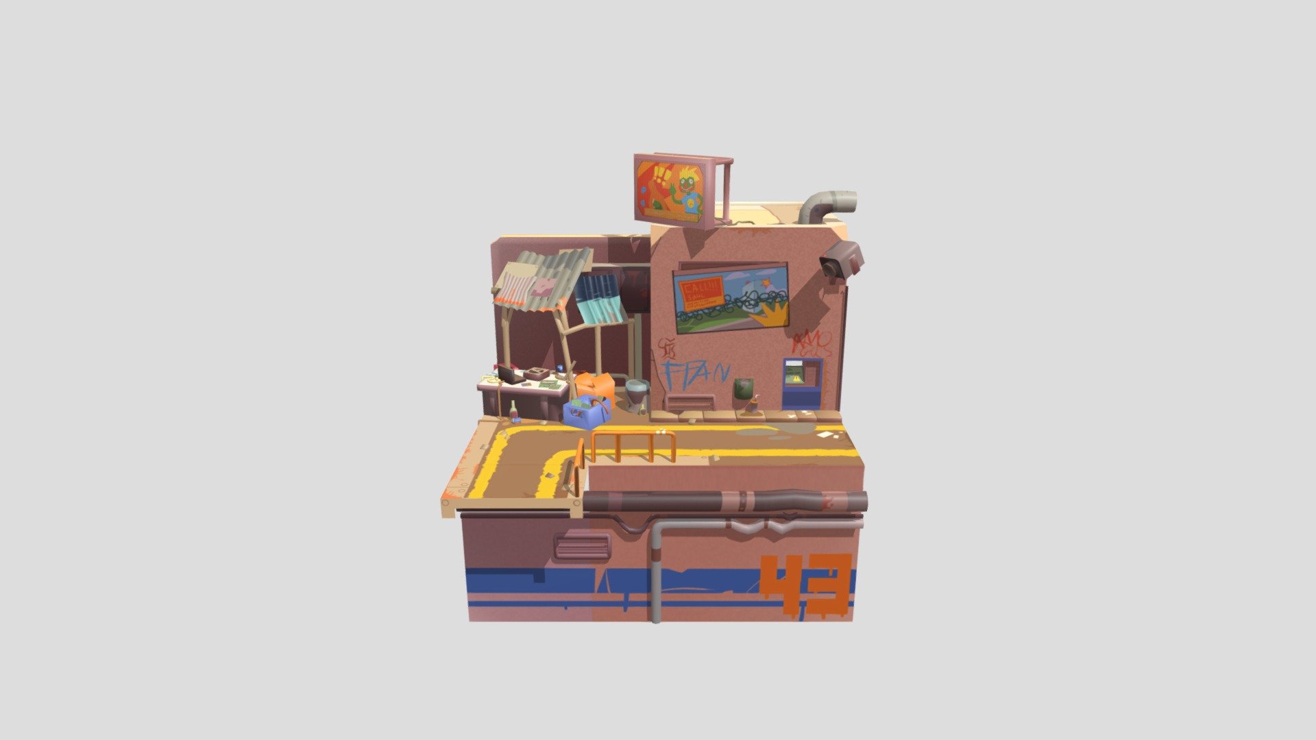 Vignette Apartment - 3D model by TomatoChan (@koehoorngerjan) [44dac45 ...