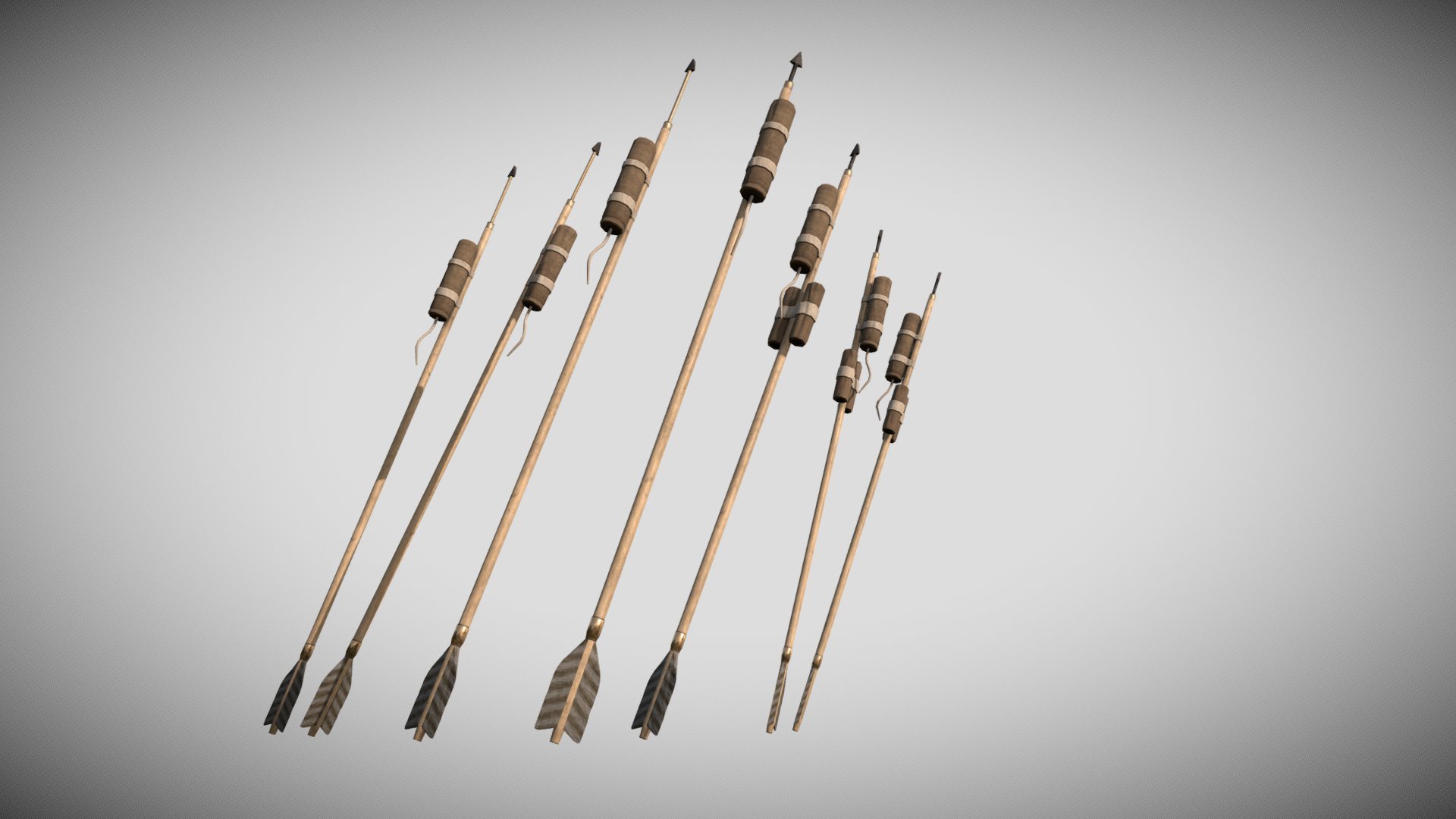 Rocket Fire Arrows - Download Free 3D model by Mad_Lobster_Workshop ...