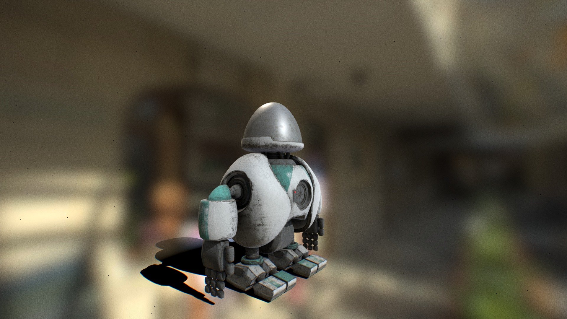 Rusty Robot - 3D model by Ghtu52 [44de4f3] - Sketchfab