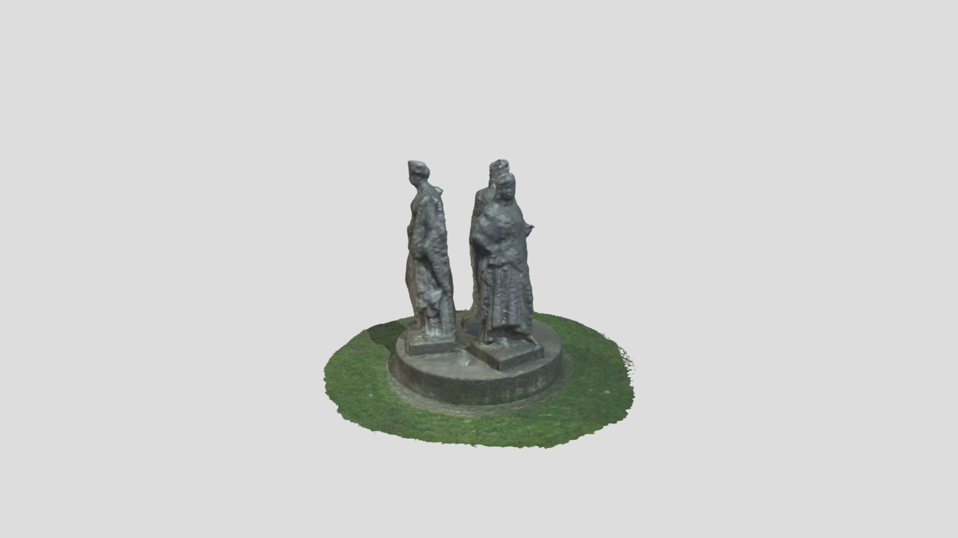 Statue of 3 - 3D model by manishvp [44de7e4] - Sketchfab