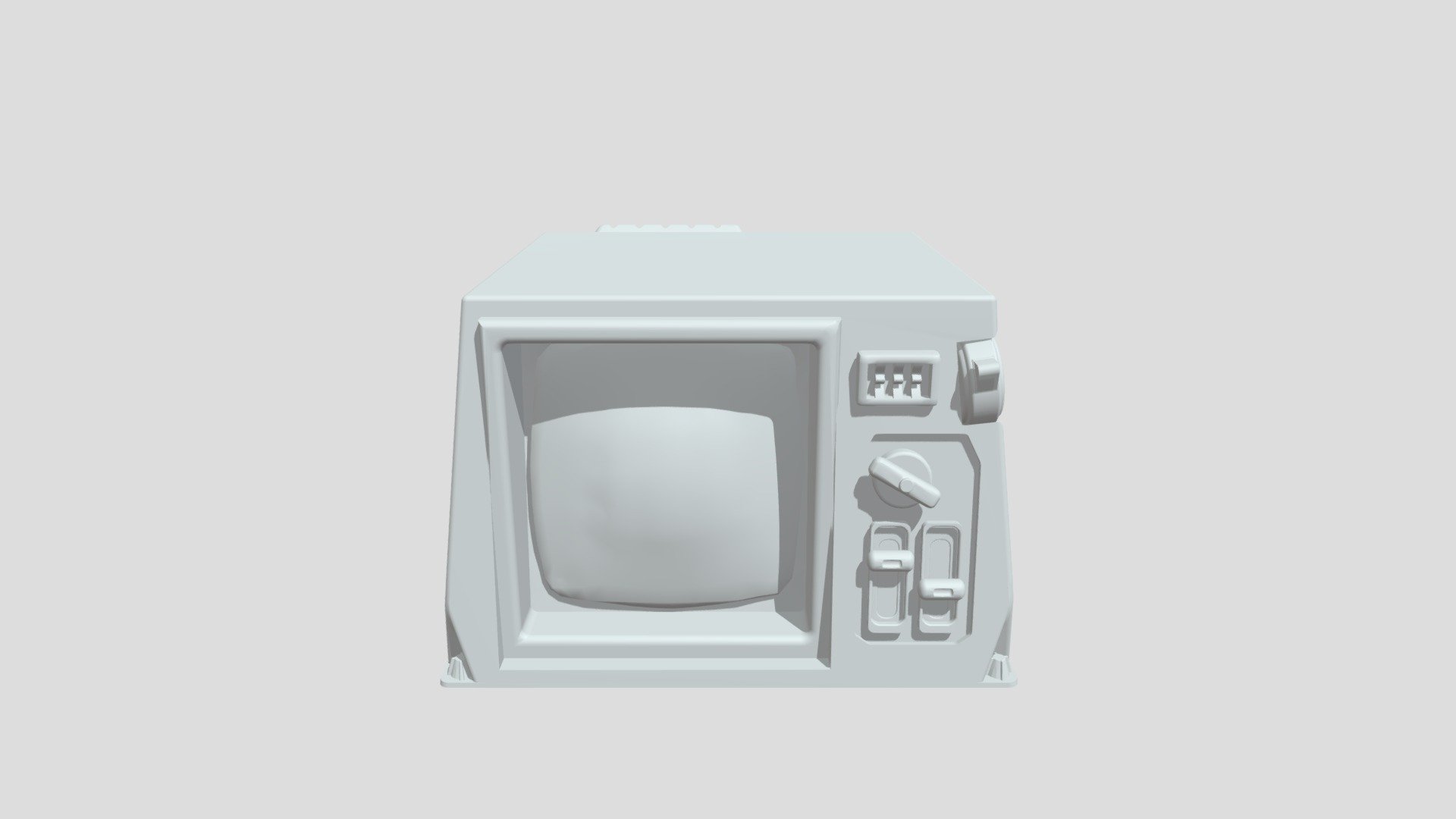 CRT TV 19454405 - Download Free 3D model by DeanVenet [44e07e7] - Sketchfab