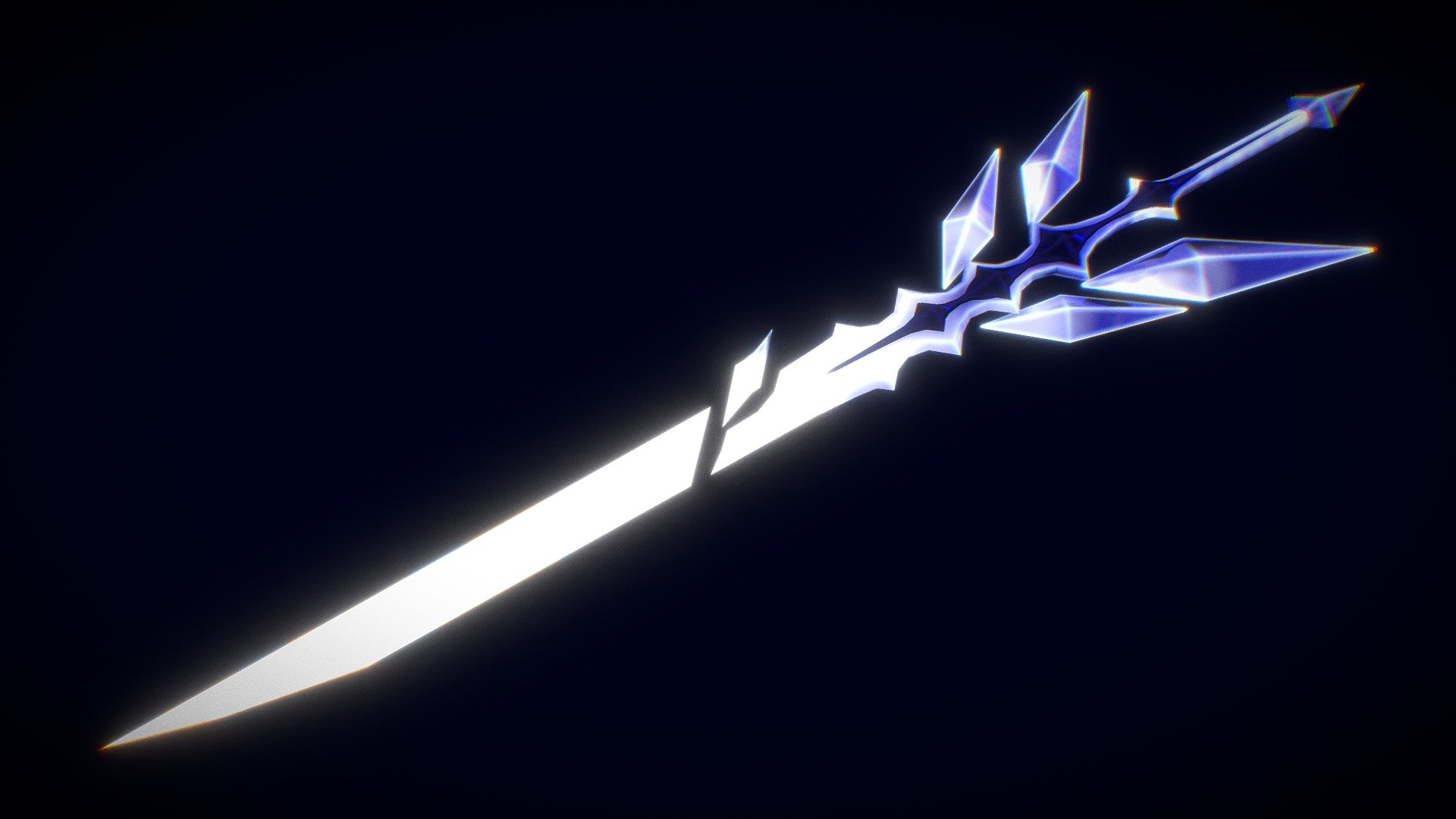 Genshin Impact - Skirk Weapon - 3D model by Wild Hunto (@WildHunto ...