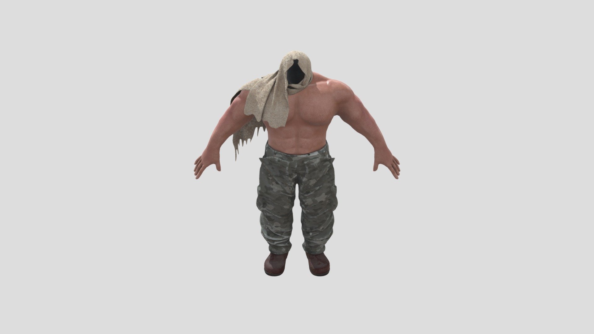 Bulky Character for Honour's project - 3D model by adamsmith6196 ...