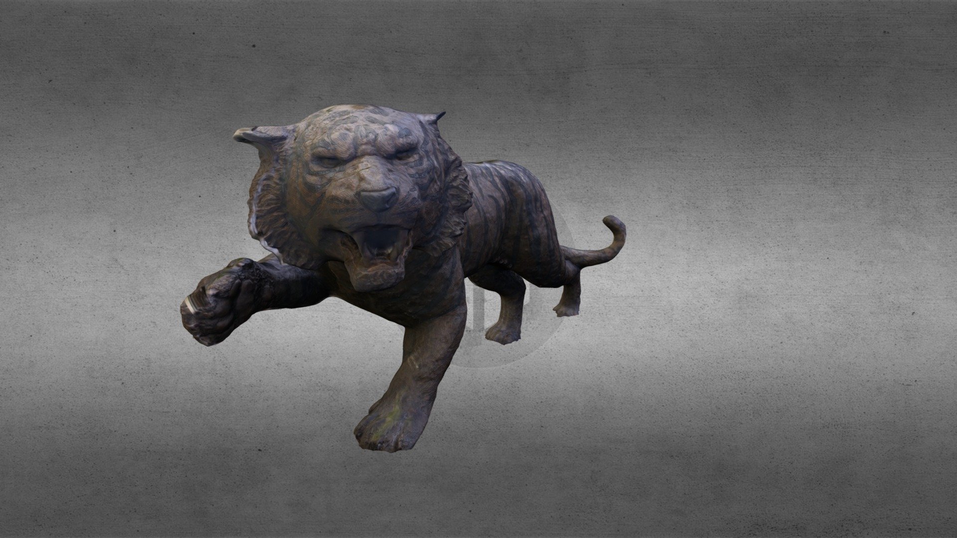 ISU Bengal Tiger - 3D model by delparte [44e5a62] - Sketchfab