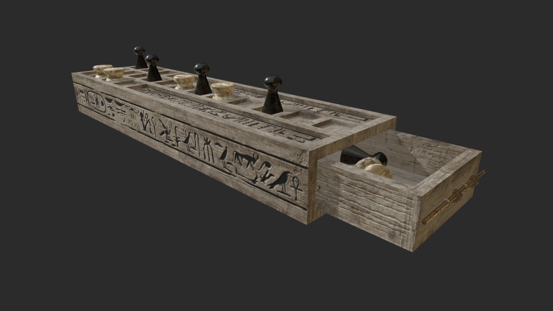 Senet - 3D model by minoreth [44e6d1d] - Sketchfab