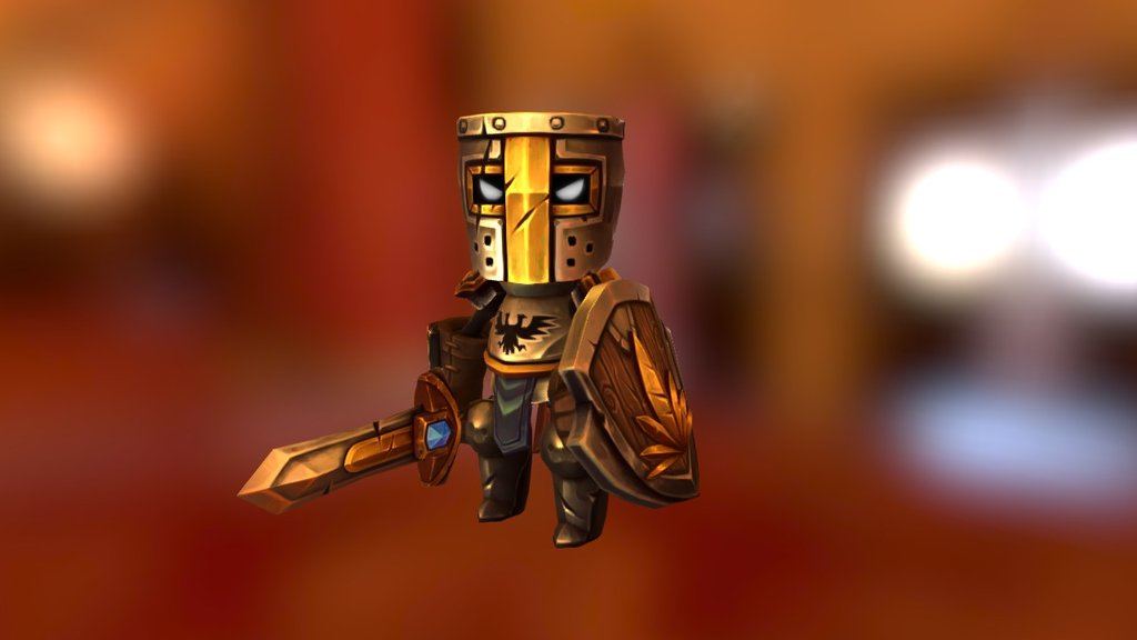 Tin Knight 02 PBR - 3D model by Peter Guo (@GoicaueGuo) [44ebb9e ...