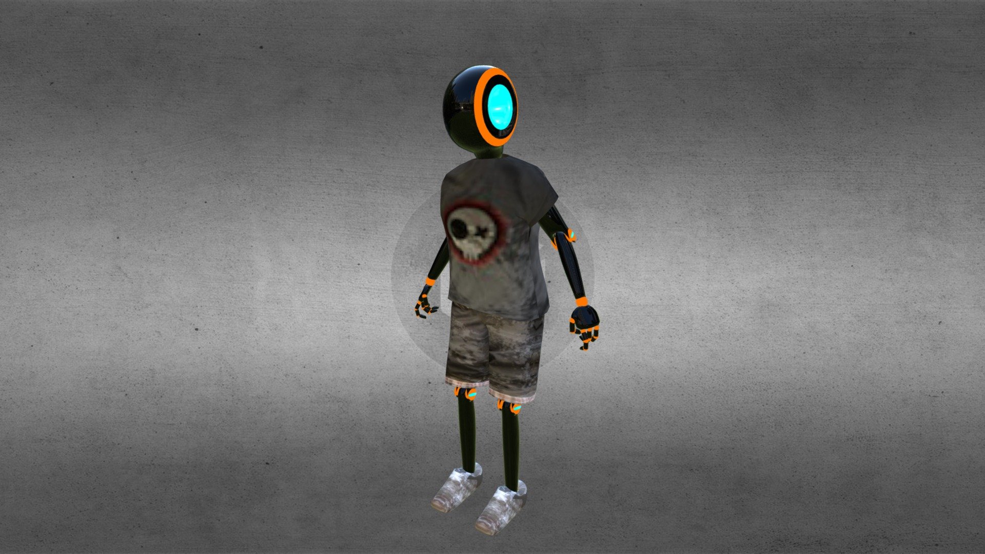 boy robot - 3D model by fumangy [44ecab6] - Sketchfab