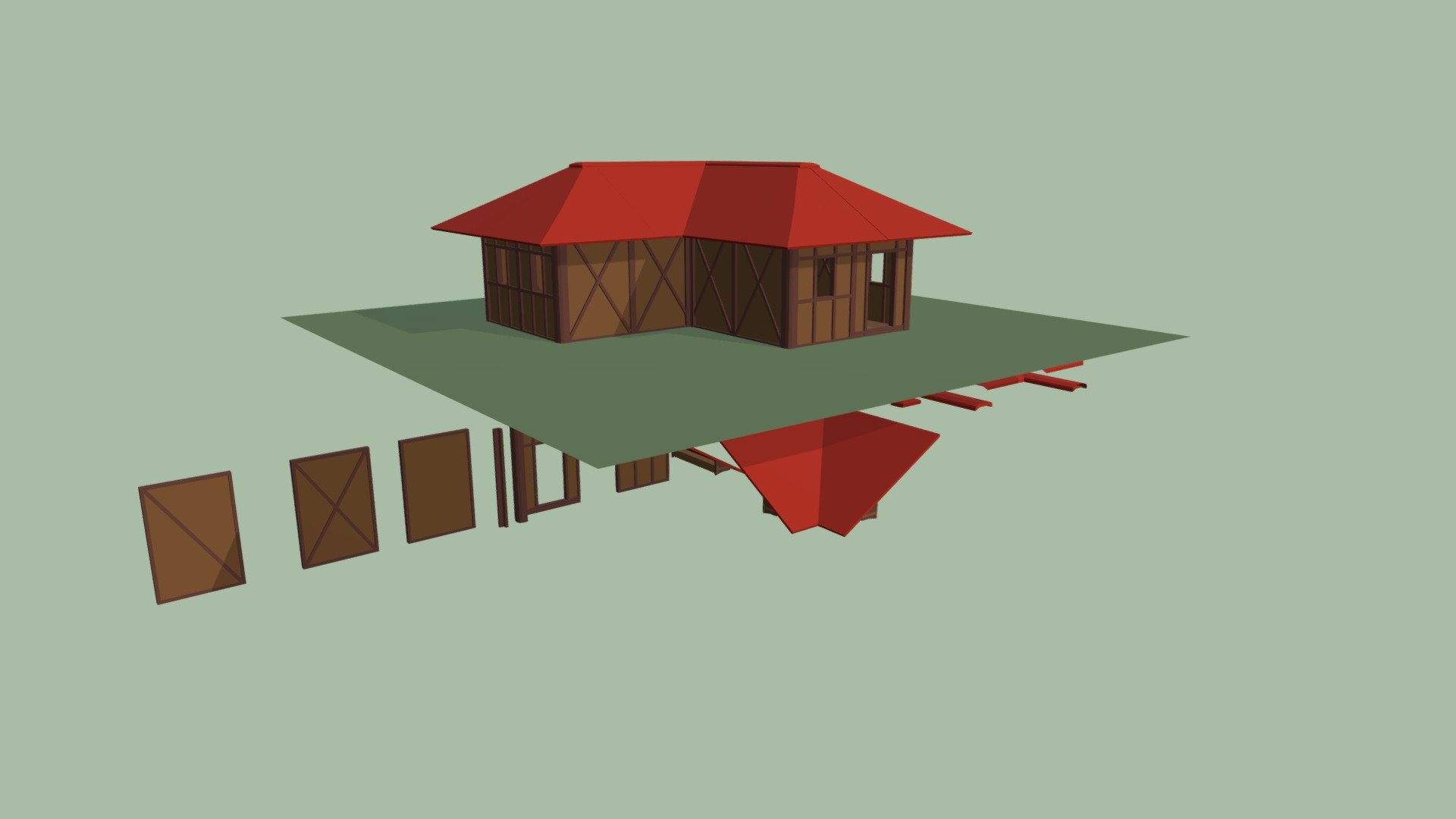 Modular House - Download Free 3D model by polklokinret331 [44ef0ff ...