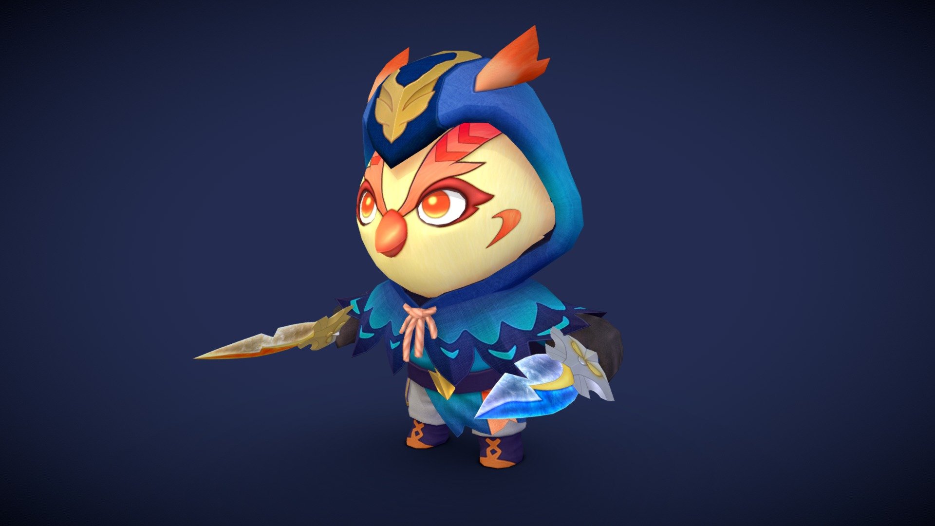 Shadow_Owl - 3D model by Huy Trịnh (@Raykaiser) [44f0036] - Sketchfab