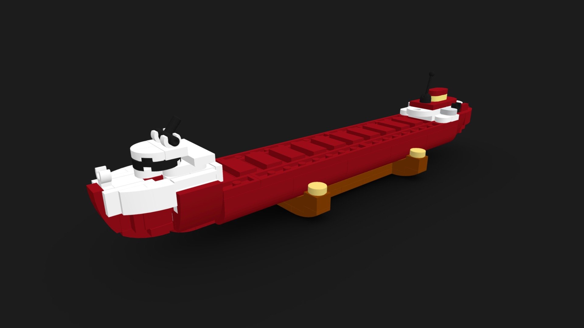 LEGO SS Edmund Fitzgerald MOC 2025 [#0306] - 3D model by The Bobby Brix ...