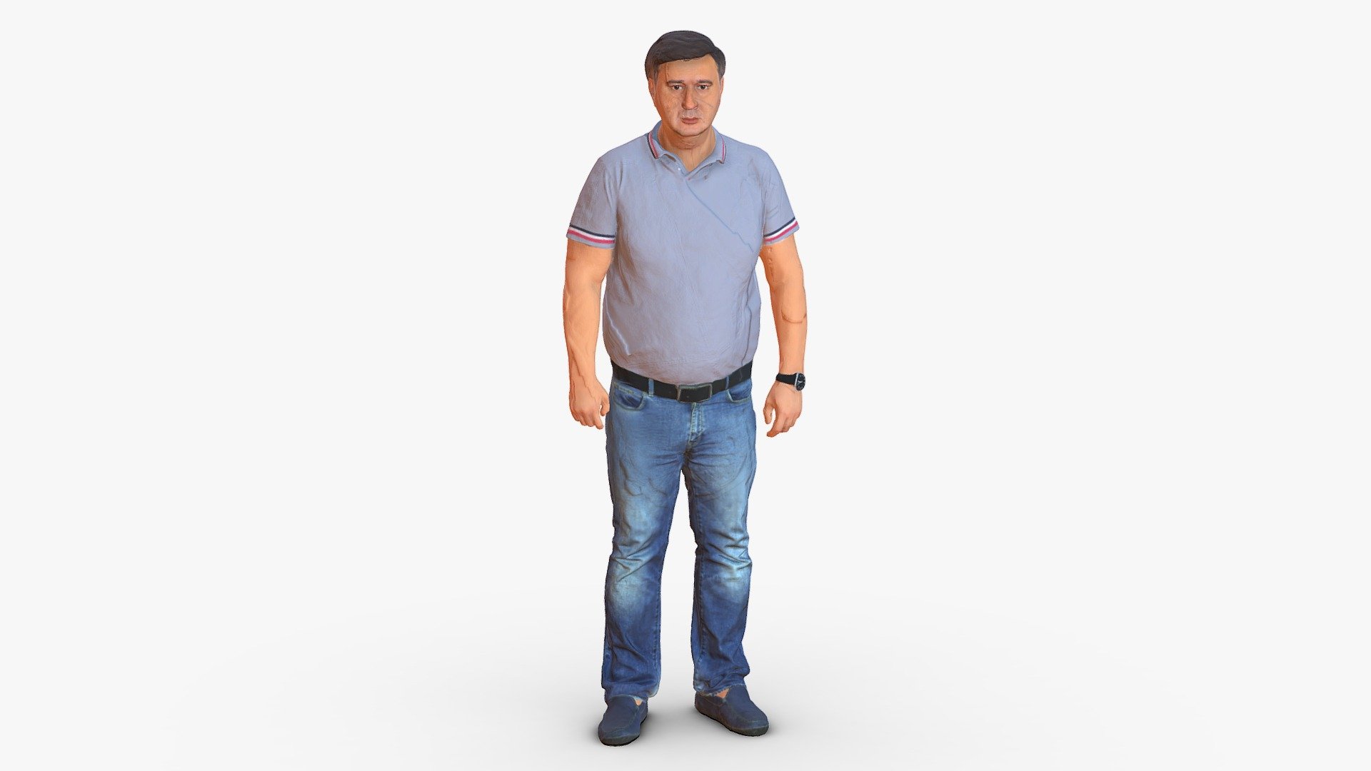 Fat man 0018 - Buy Royalty Free 3D model by 3DFarm [44f2825 ...