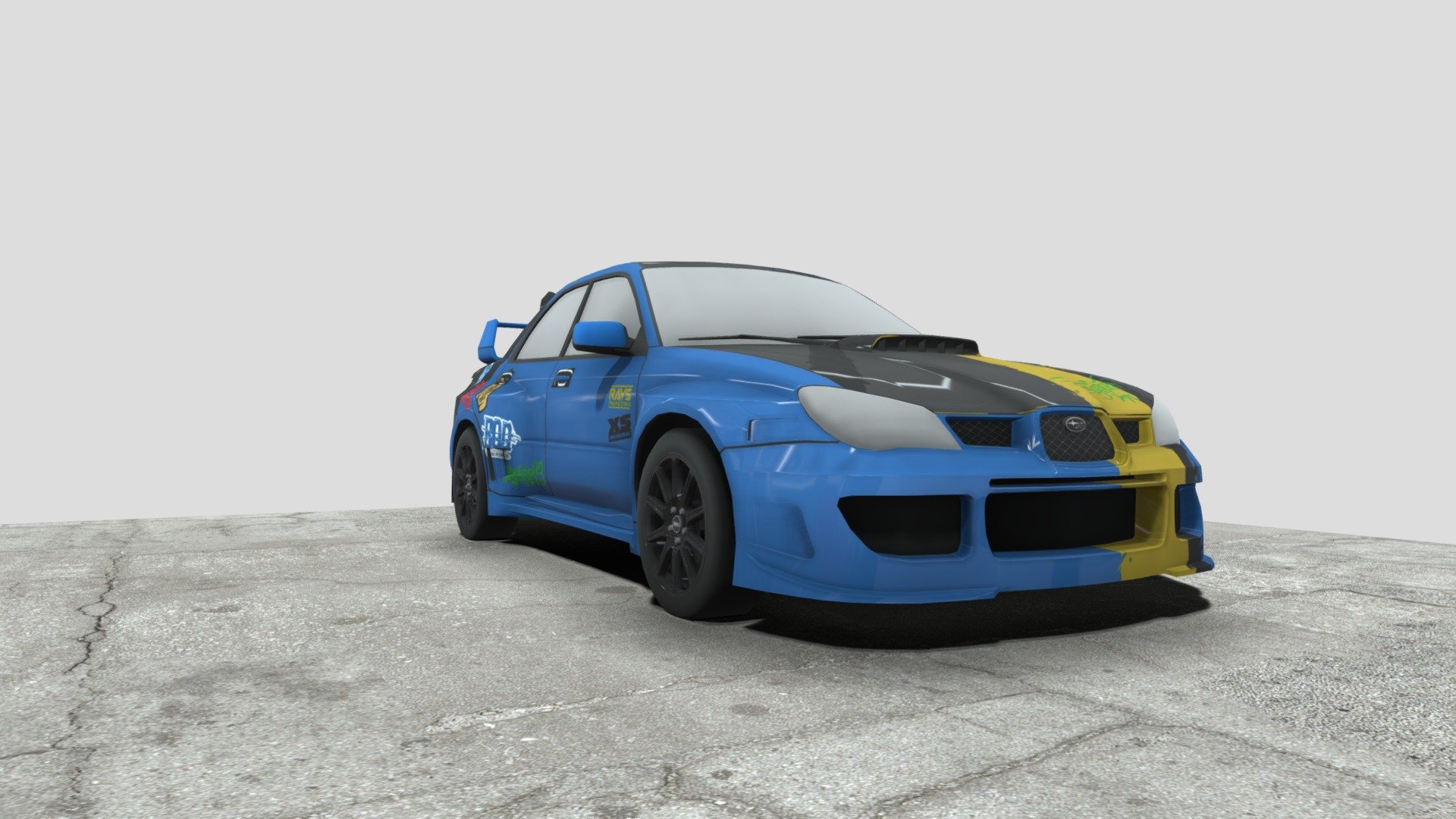 NFS PROSTREET RACE DAY SUBARU IMPREZA DRAG SPEC - Download Free 3D ...