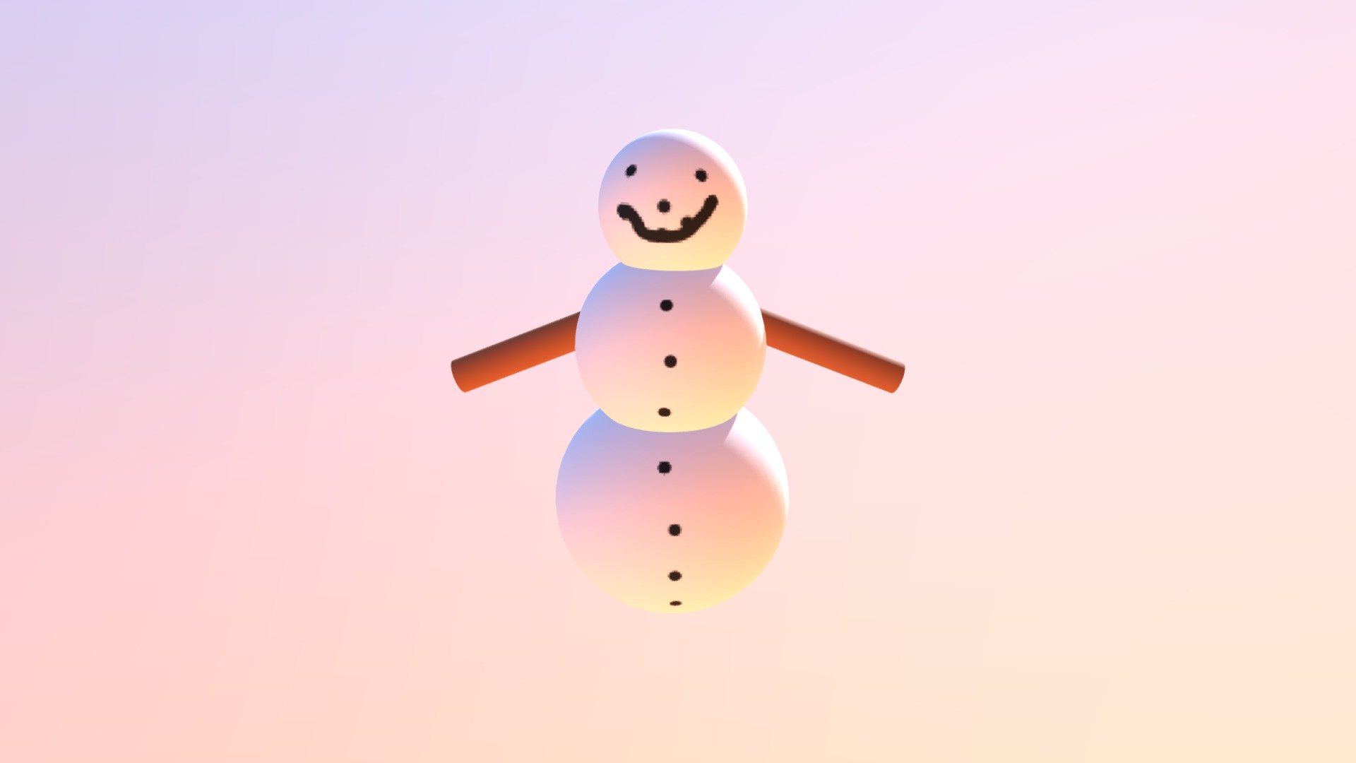 snow man - Download Free 3D model by pampalusiek [44f4103] - Sketchfab