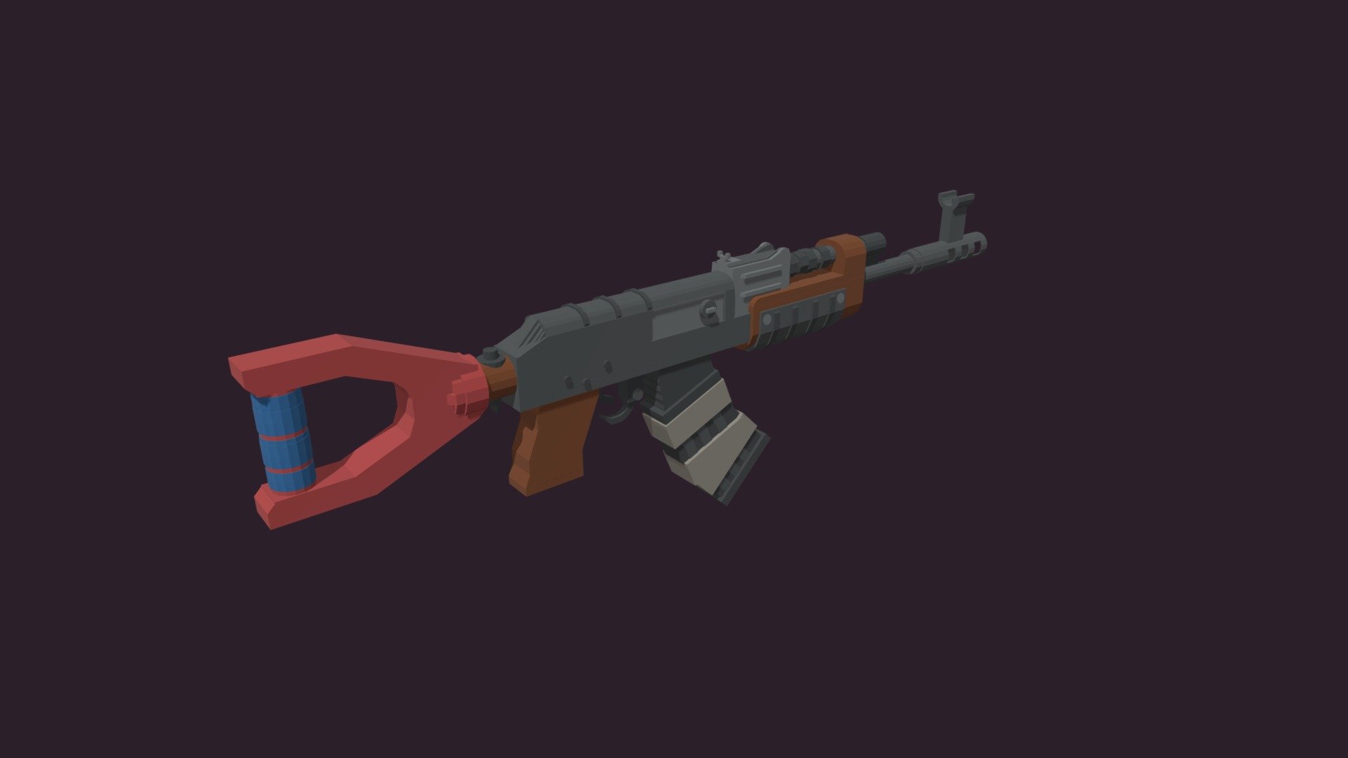 Rust assault rifle - 3D model by mrflaxe [44f423a] - Sketchfab