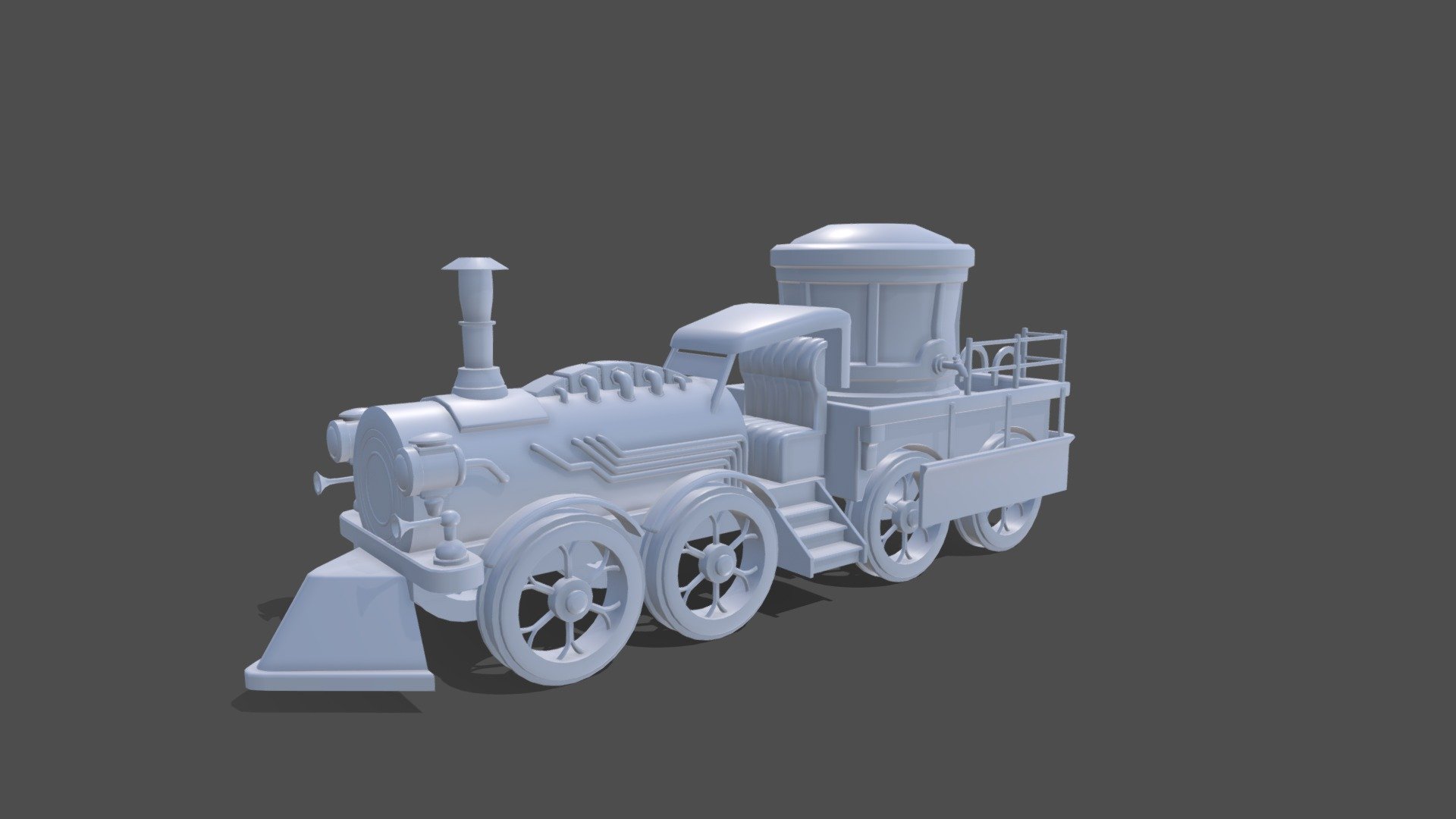 Stylized Train - 3D model by thejon113 [44f4eb1] - Sketchfab