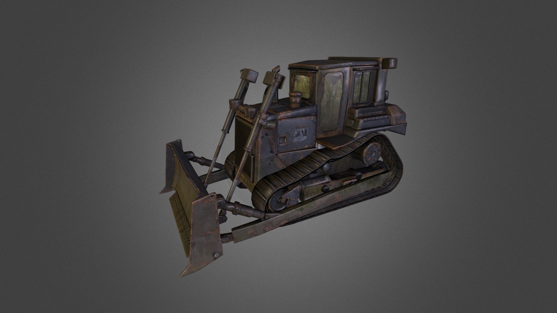 Bulldozer - 3D model by vertigocrayon [44f7162] - Sketchfab