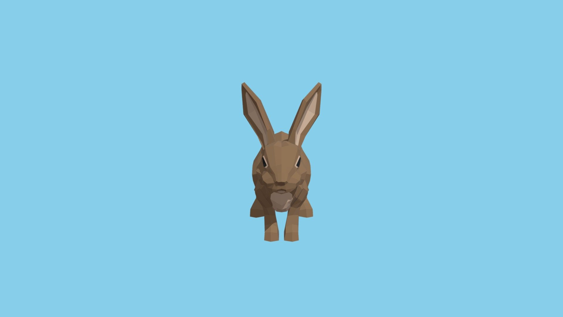 Rabbit Low Poly 3D Model - Download Free 3D model by vitesh89 [44f73c8 ...