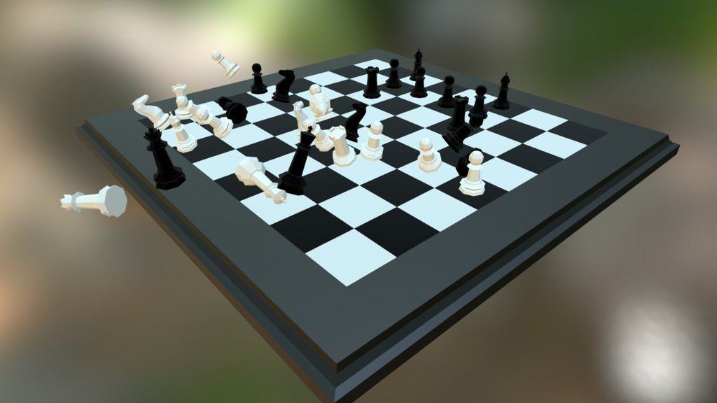 Chess Scene Action - 3D model by SeyNeyThen (@blackmagik45) [44f7e6f ...