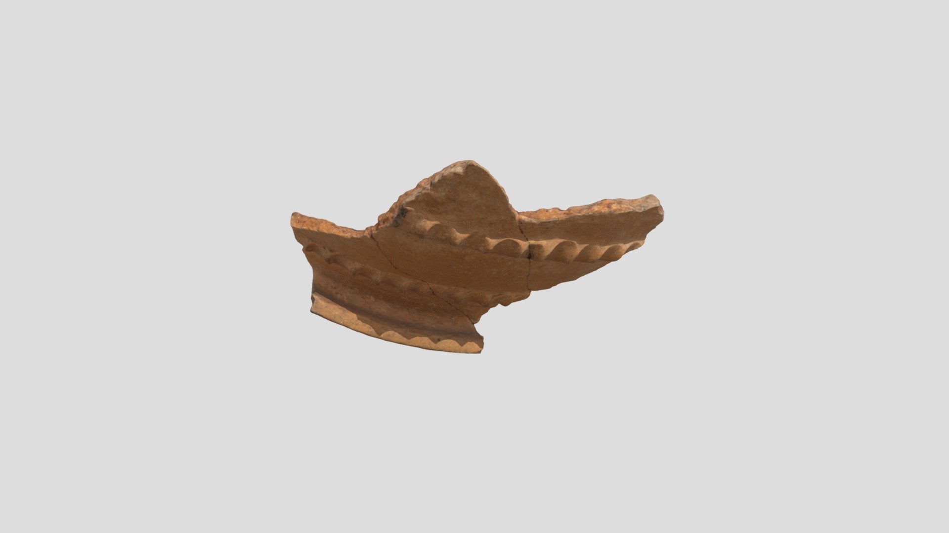 Pottery Sherd - 3D model by jackkdumbelton [44f81e4] - Sketchfab