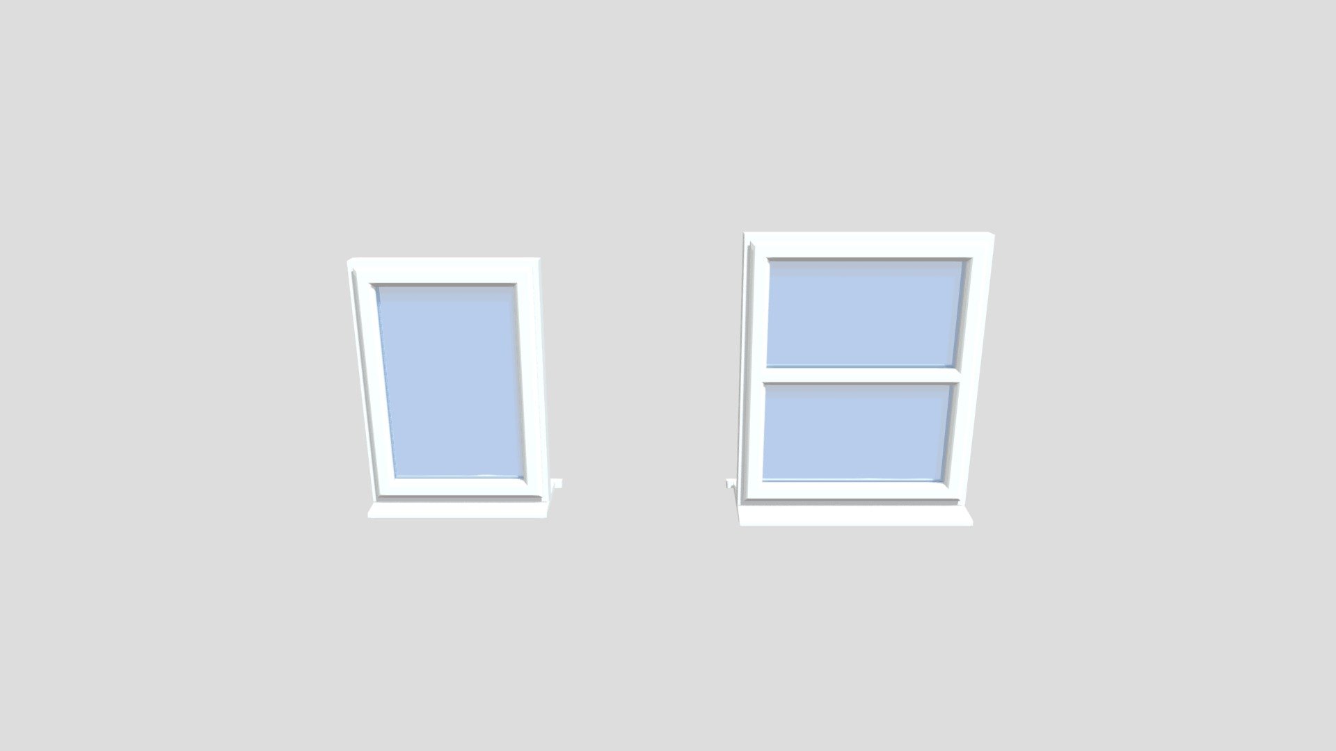 Optima Casement Window - Chamfered - Top Hung - 3D model by bimstore ...