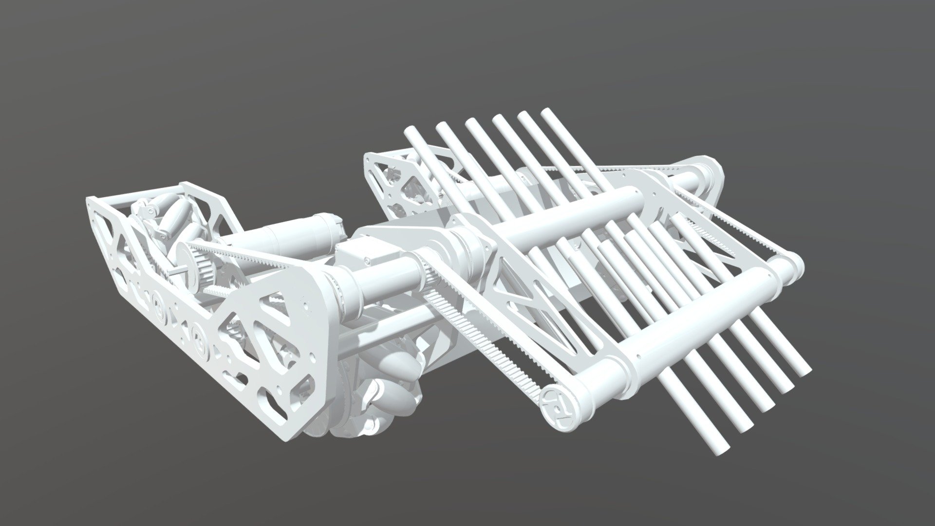 Mecanum Drivetrain with Coaxial Sweeper - 3D model by ftf841 [44fd4bd ...