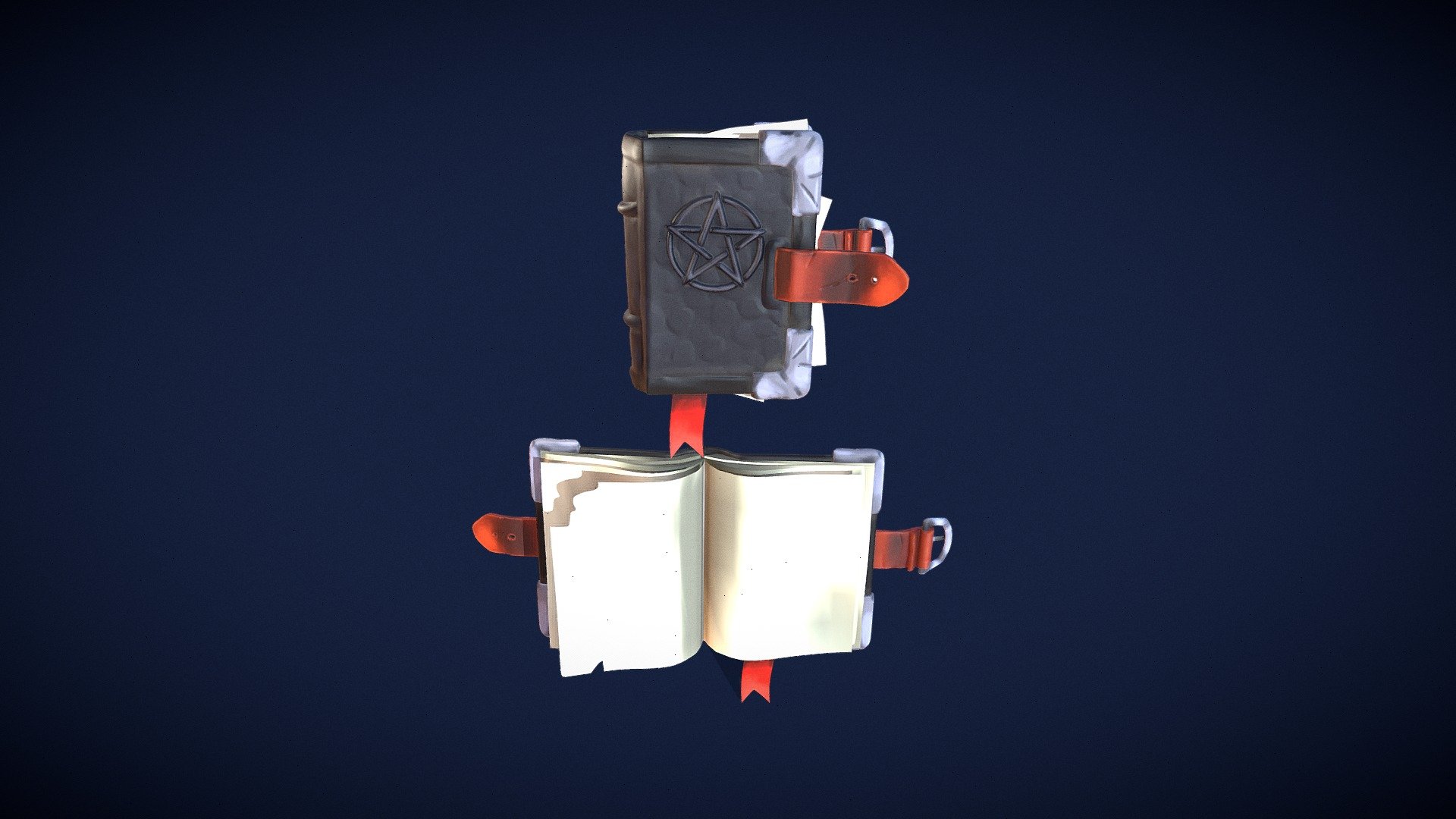 Spell Book - 3D model by Kileora [44fe4b3] - Sketchfab