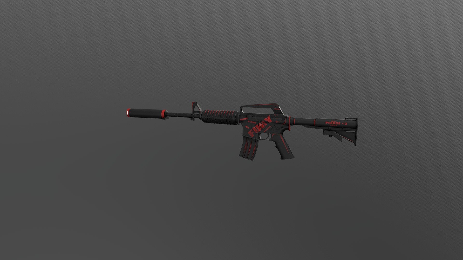 M4A1 / Fear - 3D model by sime2921 [44ff4a5] - Sketchfab
