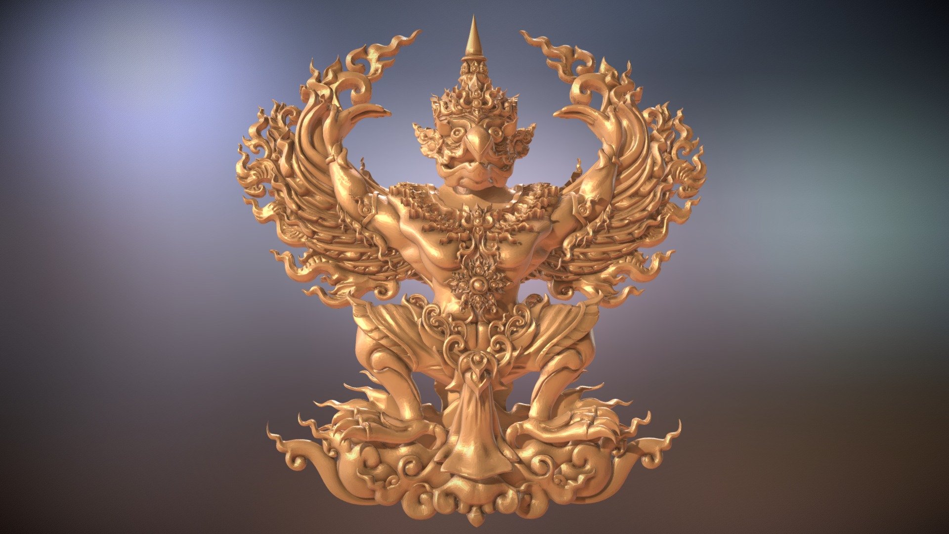 Garuda - Buy Royalty Free 3D model by booni4dee [44ff7ad] - Sketchfab Store