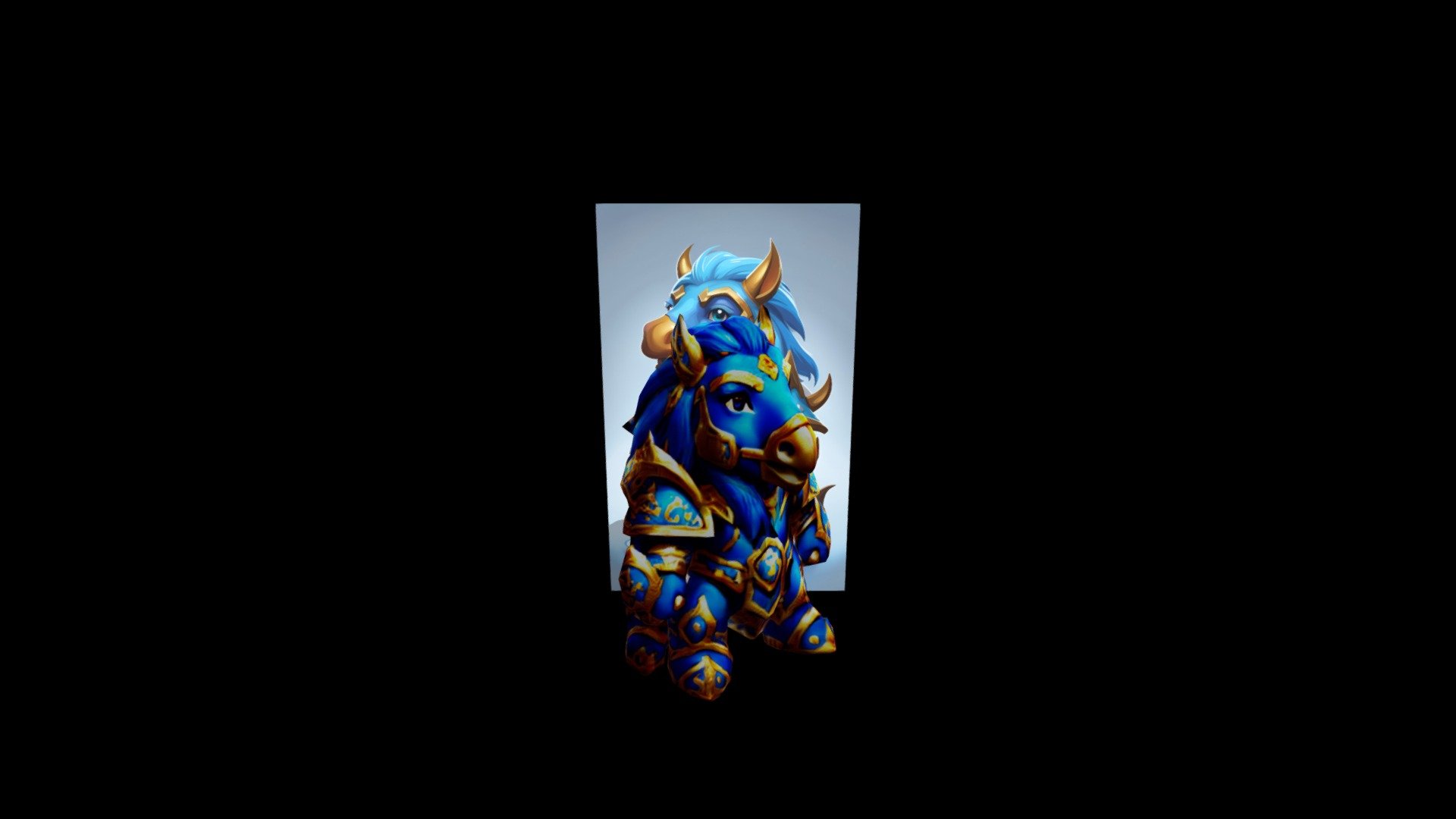 blue cartoon character. - Download Free 3D model by klrxyz [44ffd7f ...