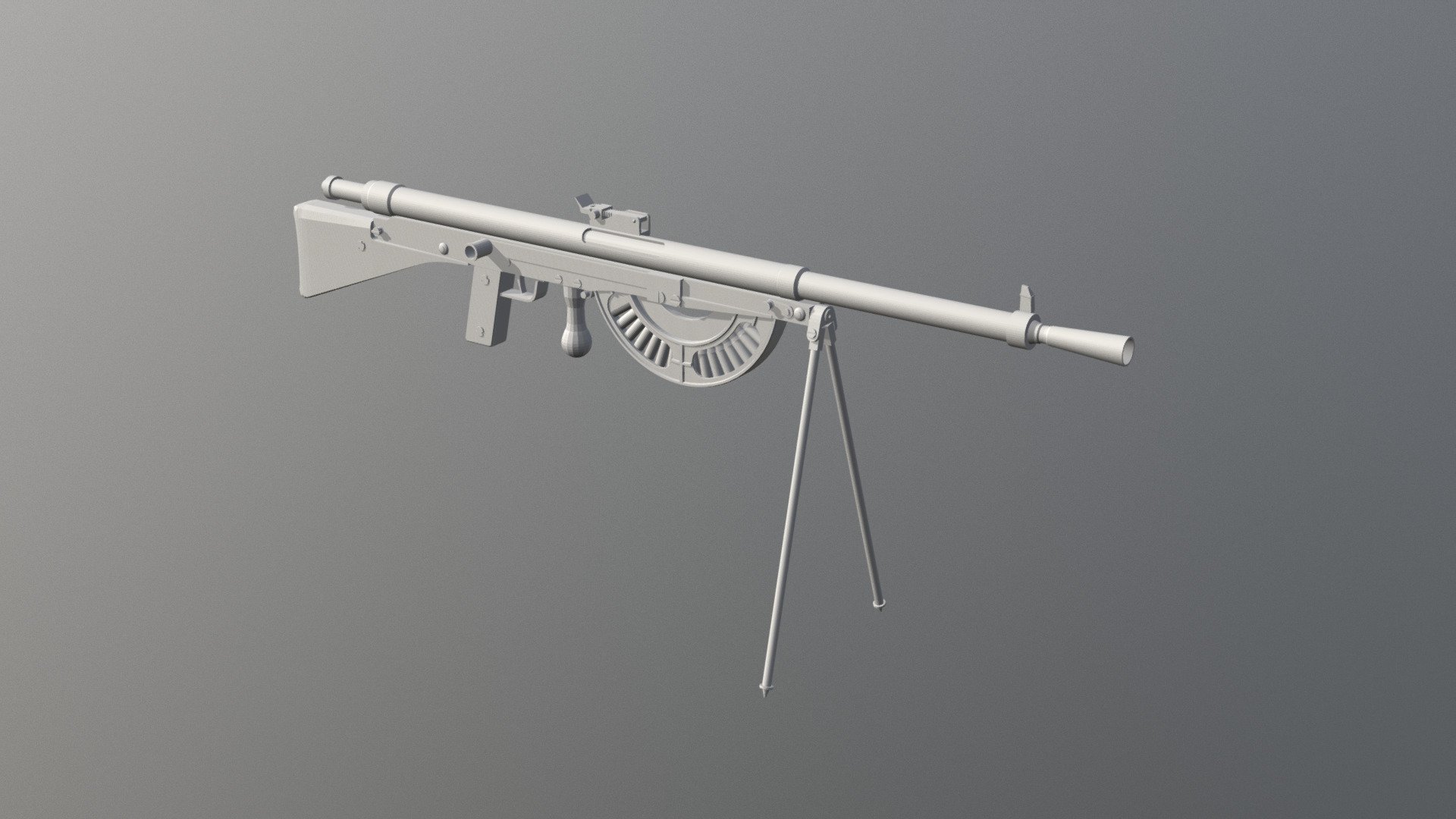SOLUNSKI FRONT Puskomitraljez M-1915 CSRG - 3D model by Goran ...