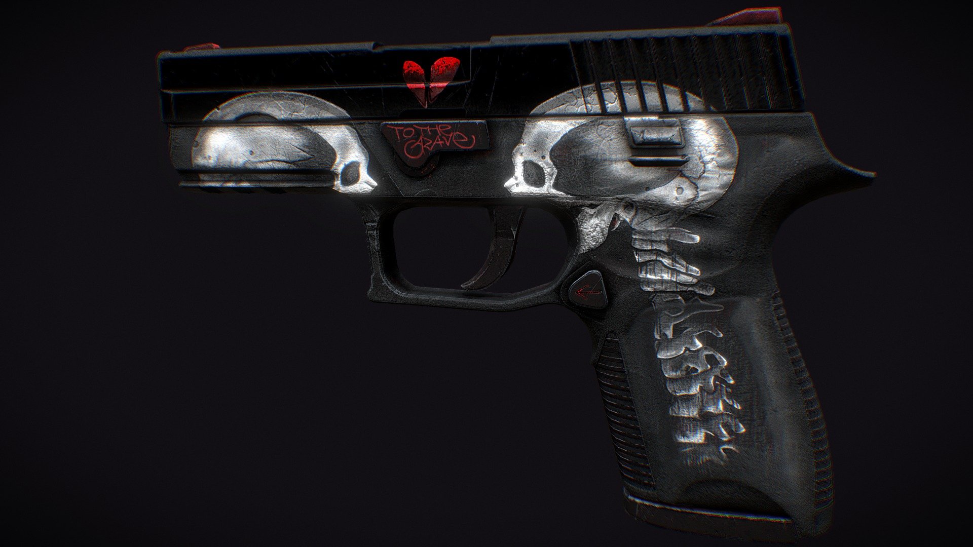 P250 | To the grave - 3D model by senkizh [4501634] - Sketchfab