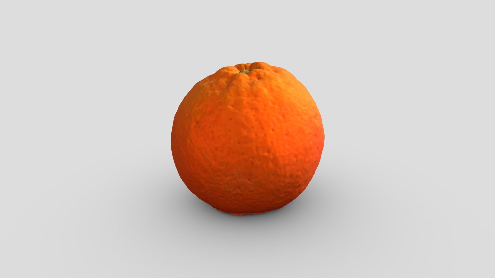 Orange on table - 3D model by yonathanbo [45019de] - Sketchfab
