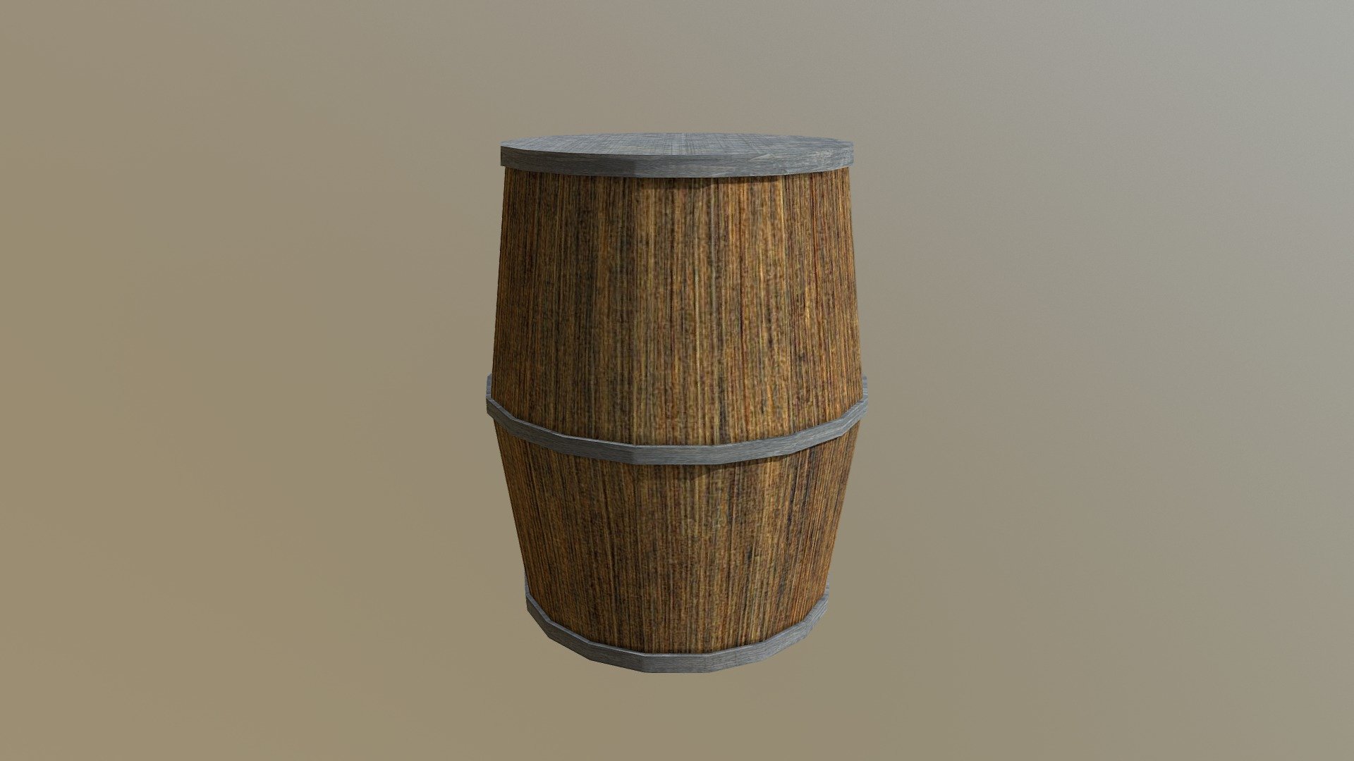 Barrel OBJ - 3D model by TheoryXD [4505ea8] - Sketchfab