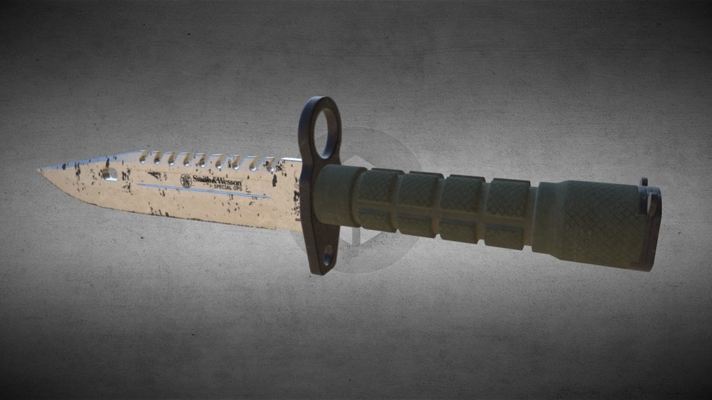 LowPoly Smith&Wesson M9 - Download Free 3D model by jip.smetsers ...
