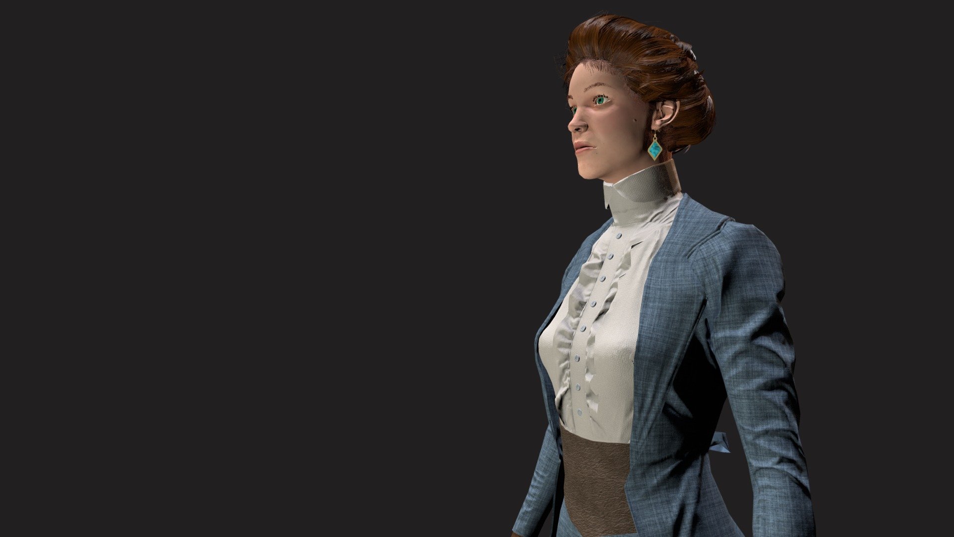 Anne Carwell 1890 - 3D model by loryalinecherpit [4507131] - Sketchfab